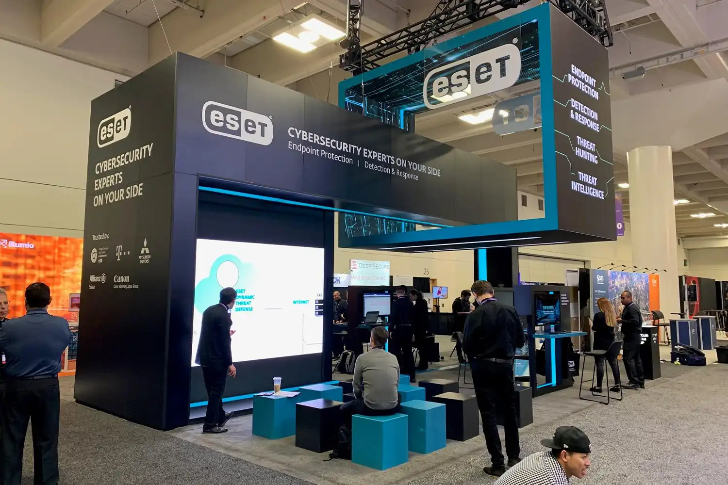 10x10 LED Video Wall Rental at RSA, San Francisco - AVR Expos